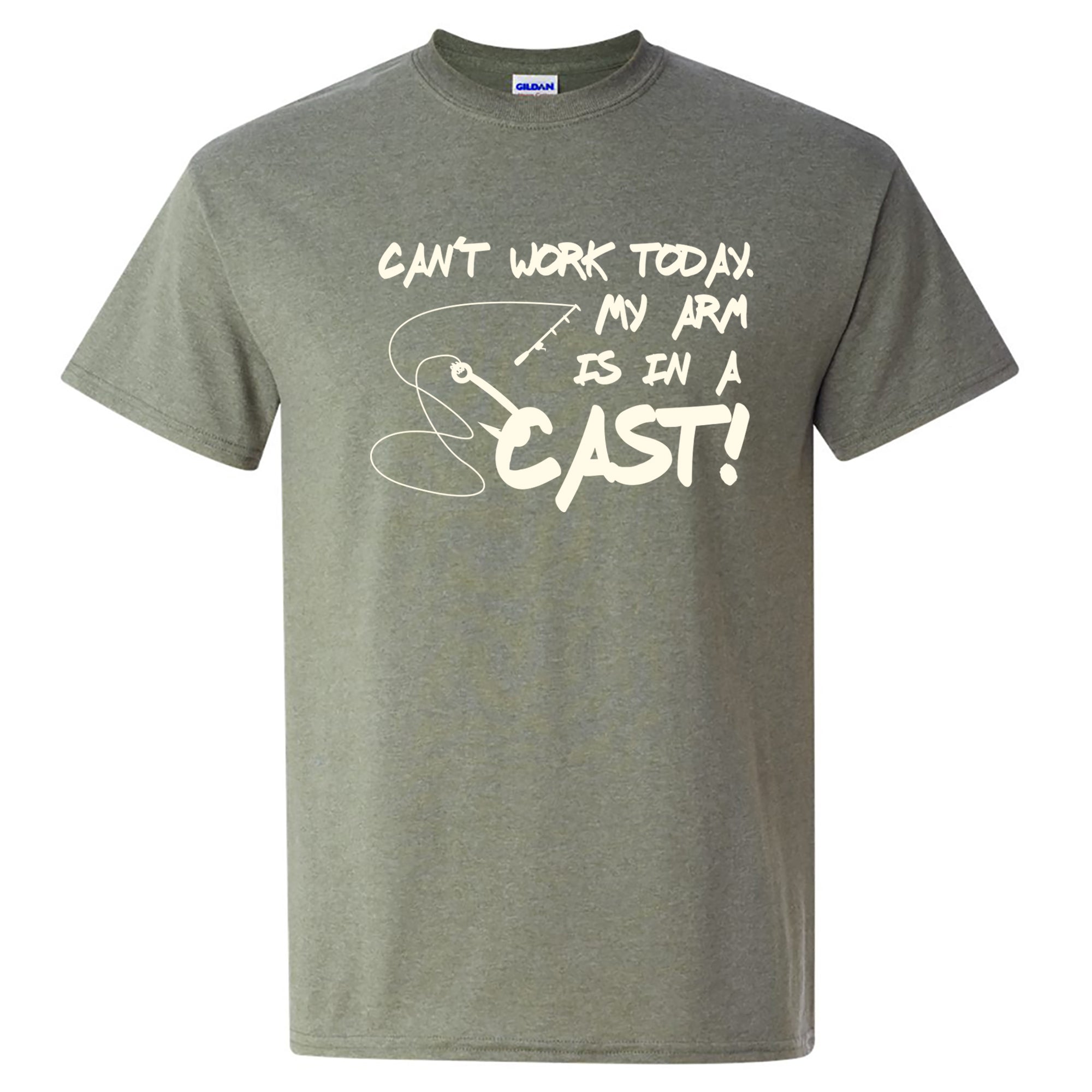 Funny Plaster Cast Quotes Funny Fisher Quote Cant Work Today My Arm Is